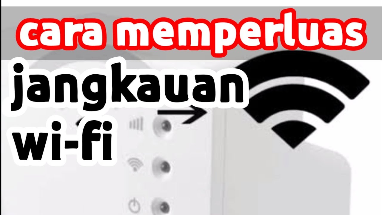 Cara memperluas wifi indihome dengan TP link wi-fi Extender - YouTube