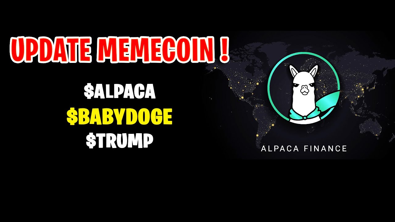UPDATE MEMECOIN ! ALPACA , BABYDOGE , TRUMP ! - YouTube