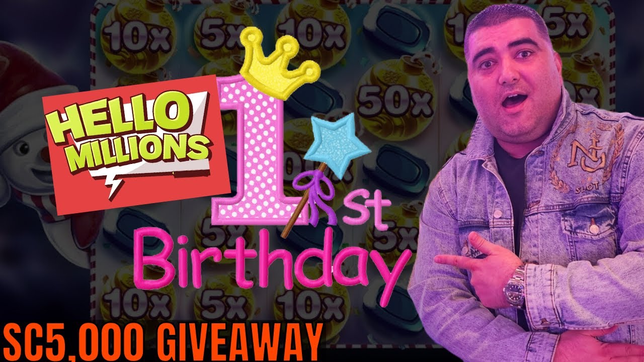 🔴 Celebrating 1 Year at Hello Millions 🎉 - GIVEAWAY & HUGE PLAY! 💥 ...