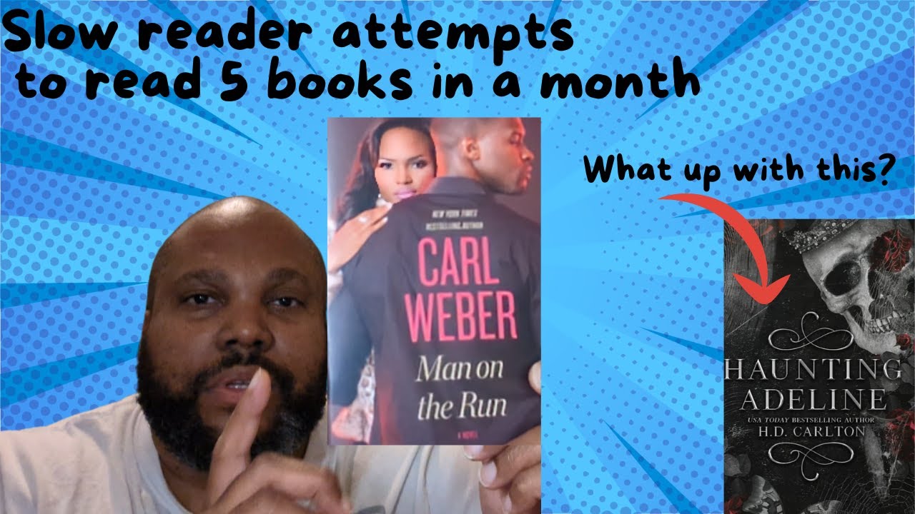 Slow reader attempts to read 5 books in one month - YouTube