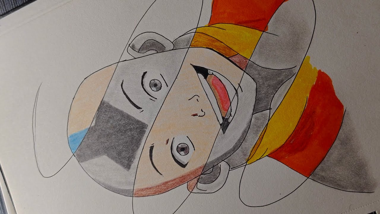How To Draw Face Aang from Avatar🎨 😄 - YouTube