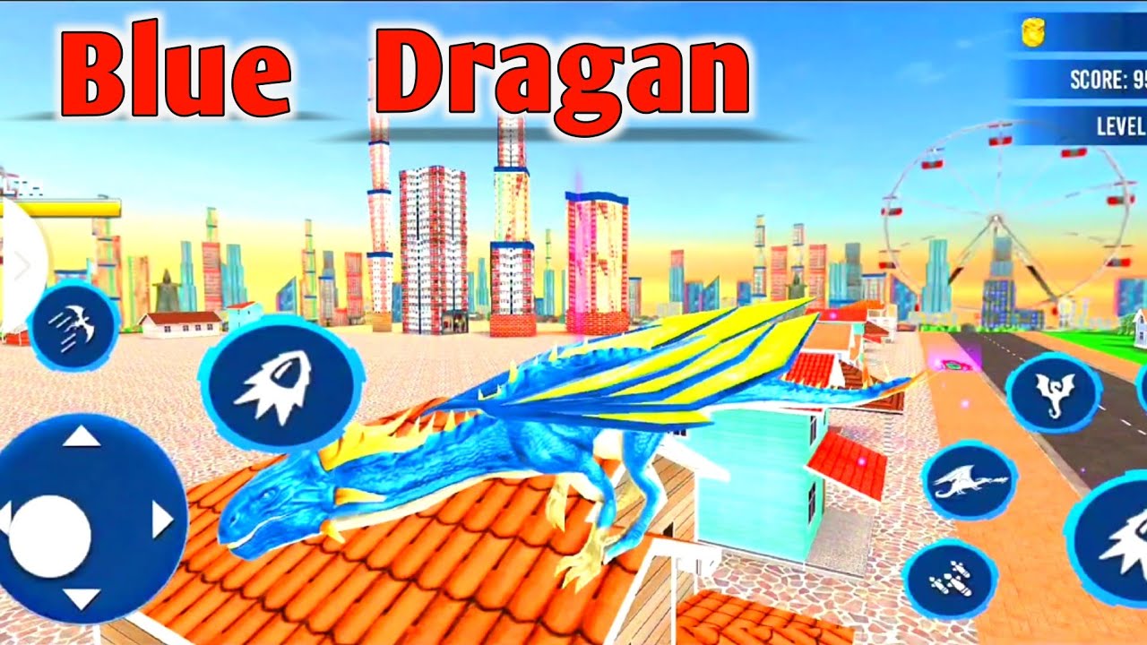 Blue Dragon Vs Robot | Mach Robot Gameplay... - YouTube