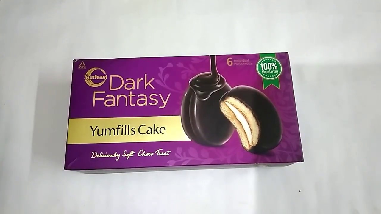 Sunfeast Dark Fantasy Yumfills Cake - YouTube