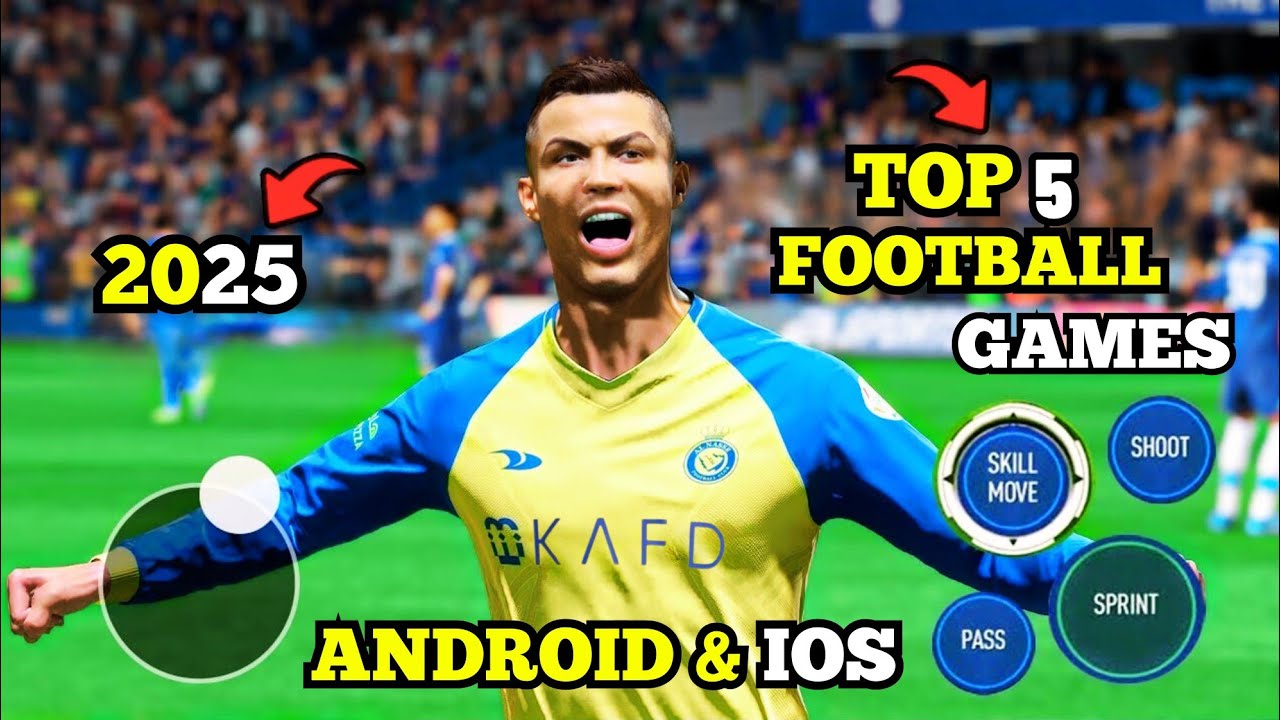 "TOP 5 Football Games for Android 2025 ⚽ INSANE Graphics & Gameplay!" # ...