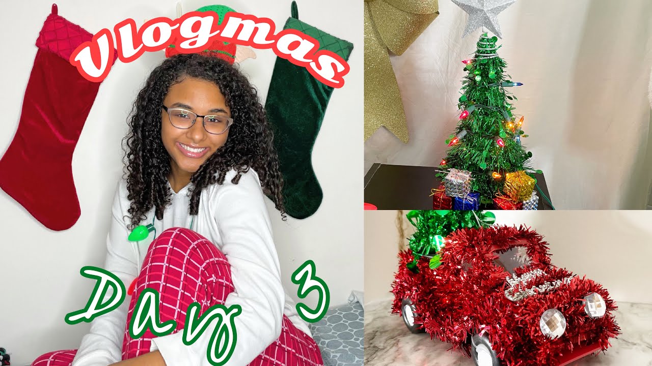 Decorating My Room For Christmas Vlogmas Day 3 Youtube