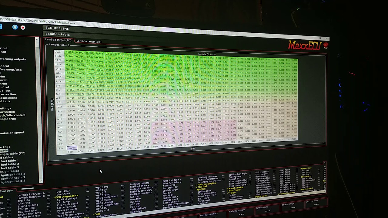 Maxxecu Table feature Demonstration - YouTube