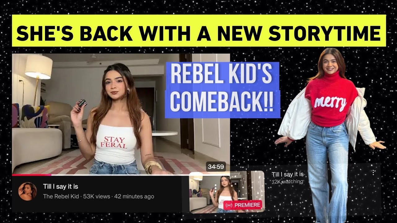 THE REBEL KID IS BACK WITH A NEW STORYTIME 😭 ️ #therebelkid # ...