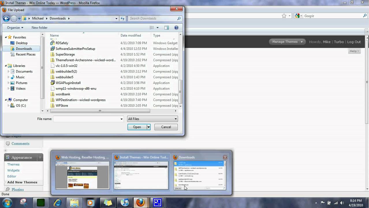 Installing A Downloaded Theme To Wordpress YouTube Installing A Downloaded Theme To Wordpress YouTube