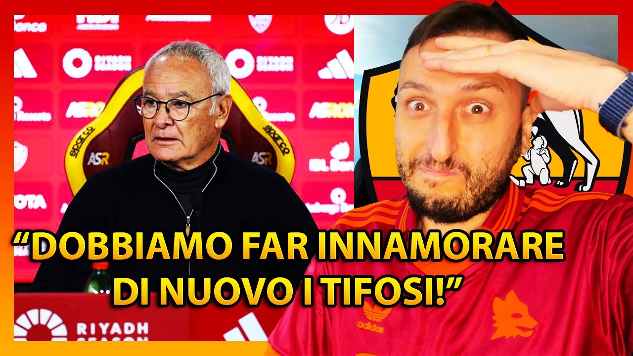 🥹 RANIERI ha DUE PALLE COSÌ‼️ La MIA REAZIONE alla CONFERENZA PRE ROMA ...