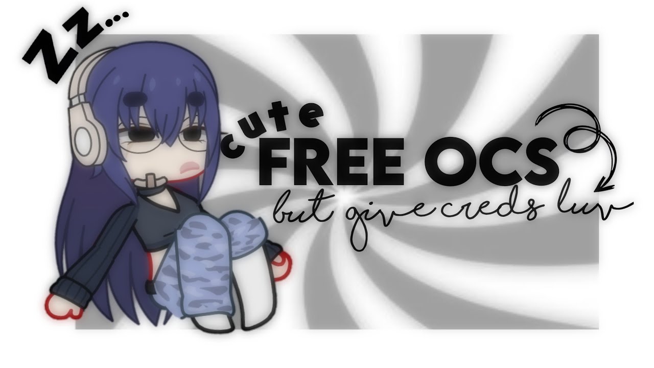 ˏ`୭cute free ocs (give credit boo) - YouTube