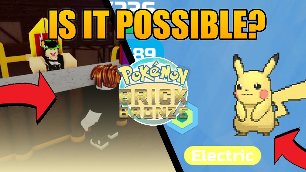 Can I beat the 8th Gym Leader with 1 Pikachu? Pokémon Brick Bronze ...