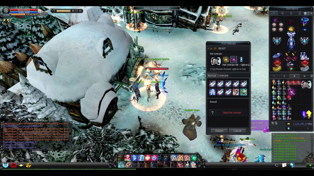 CABAL NA: Pet Untrain Kit (Option) x45 - JackMrBum - YouTube