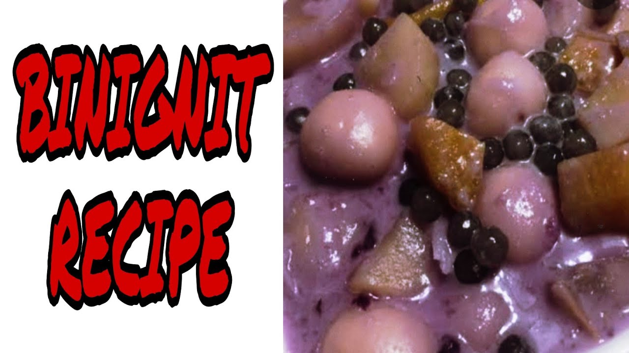 How to cook Binignit na may Pilit - YouTube