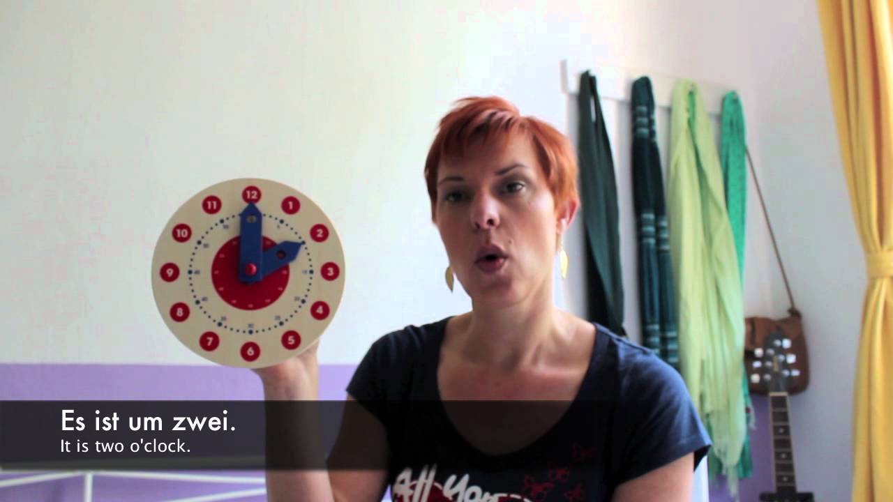 Telling time in German 1 (Full hours) - YouTube