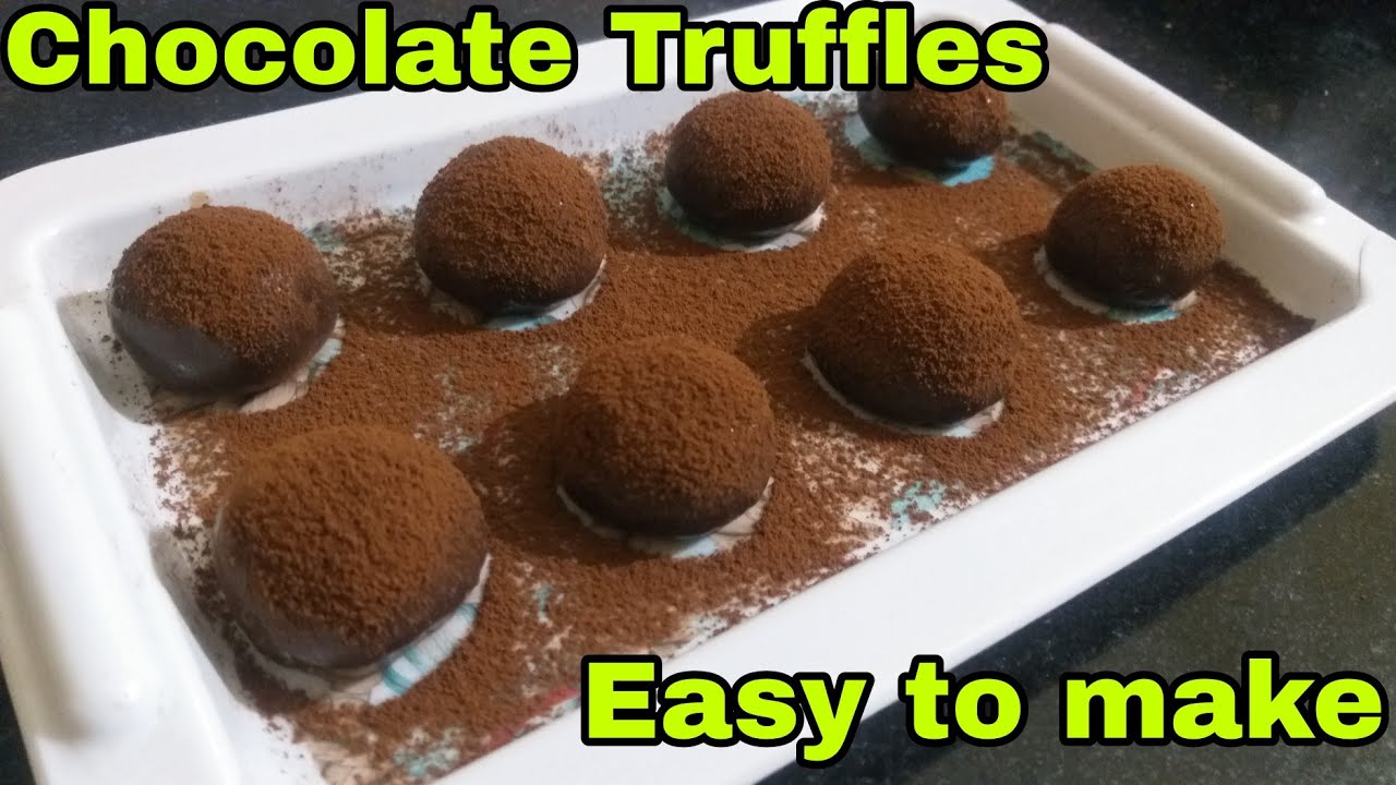 How to make Chocolate Truffles/chocolate balls /Easy to make ...