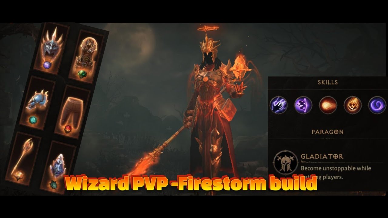 This WIZARD build really helps ZONING enemies and to keep your distance ...