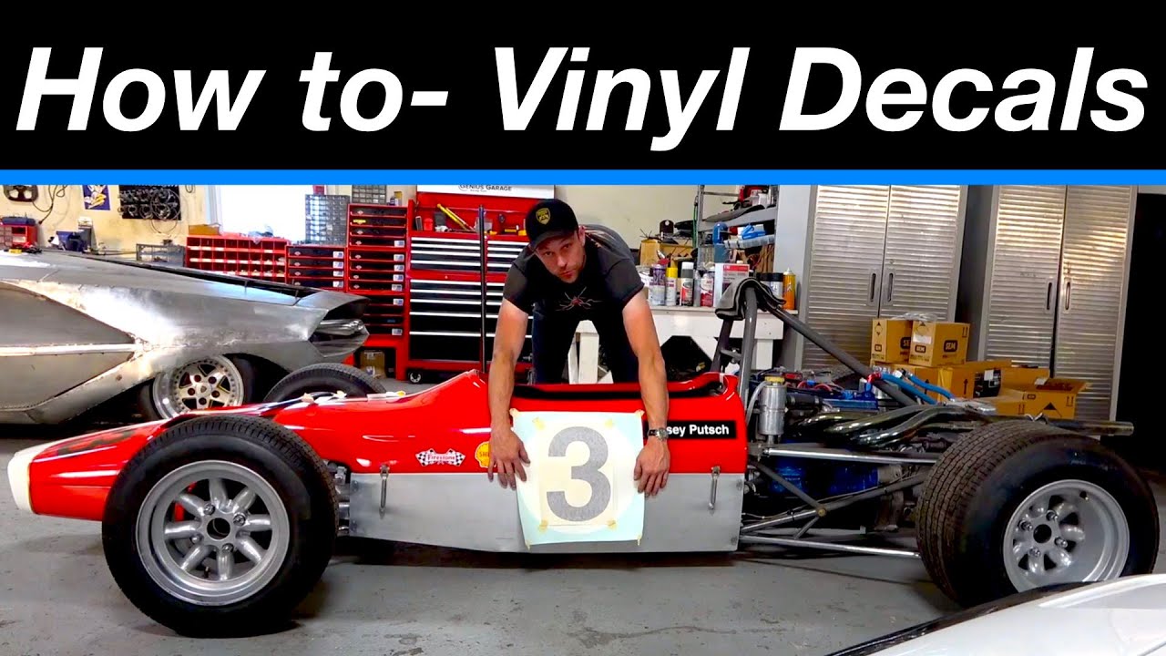 Tips on Vinyl Decal Application on Formula B - YouTube