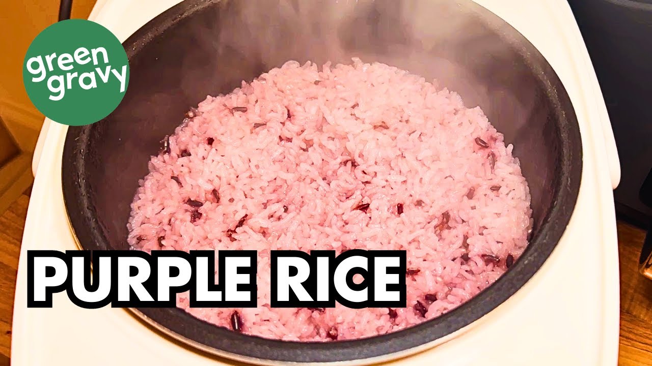 PURPLE RICE /BLACK RICE (KOREAN) | DELICIOUS, CHEAP AND EASY! | SIMPLE ...