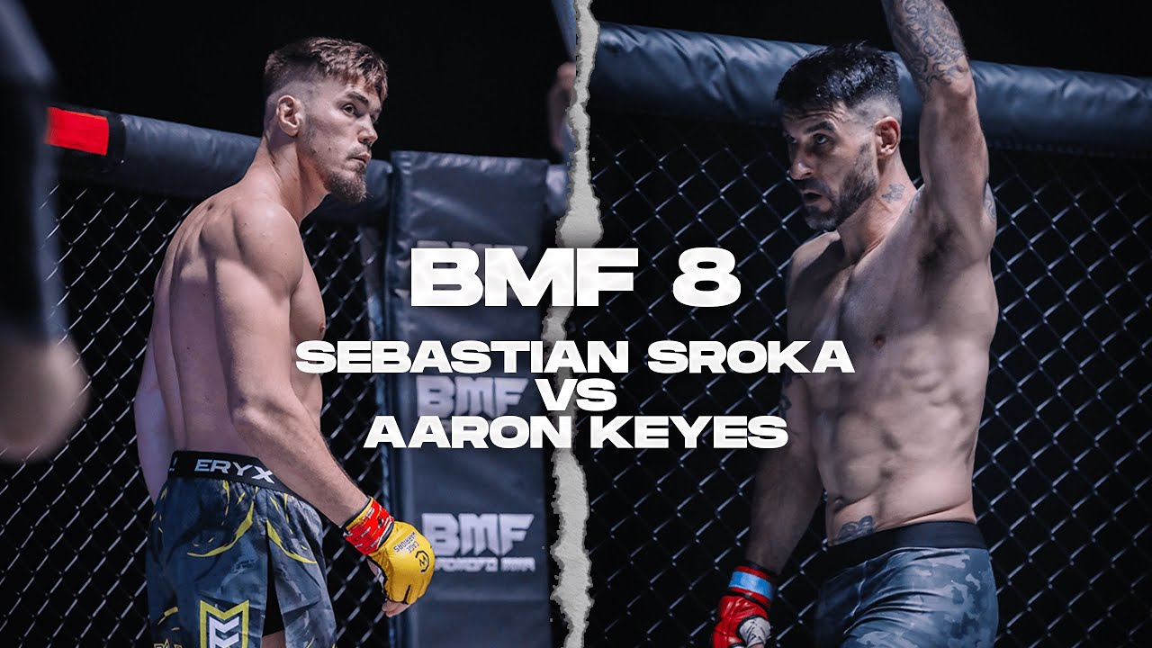 BMF MMA | Sebastian Sroka vs Aaron Keyes | Professional Middleweight MMA | BADMOFO MMA - YouTube