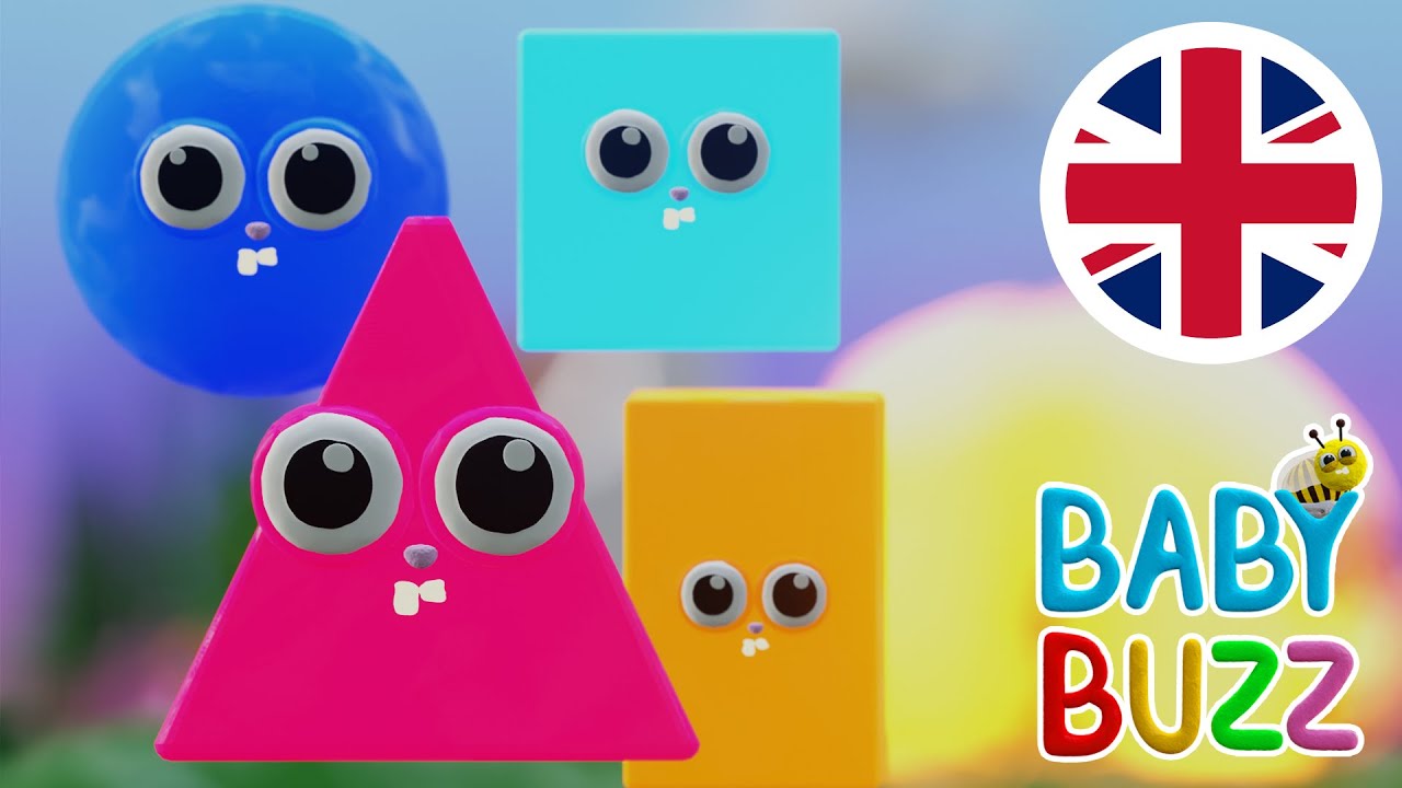 🎶 Fun Shapes Song for Kids 🌈🔺🔵🟨 Learn Colors and Geometry with Fun! 📐 ...