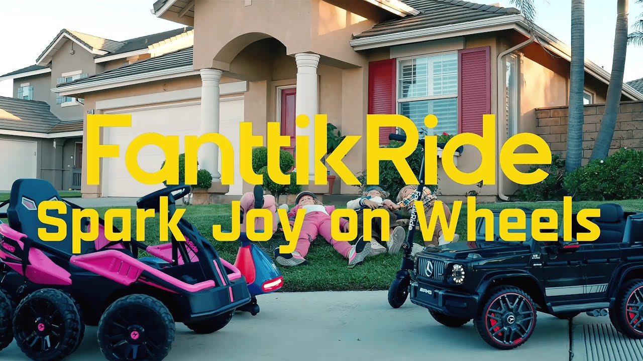 FanttikRide Kids Ride-On Toy Series | Spark Joy On Wheels - YouTube