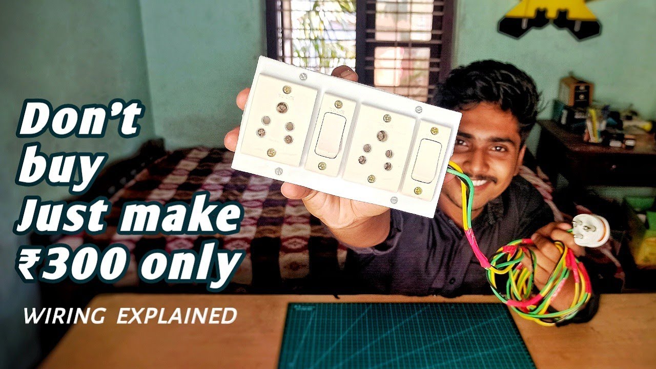 diy extension box | how to make an extension box | - YouTube