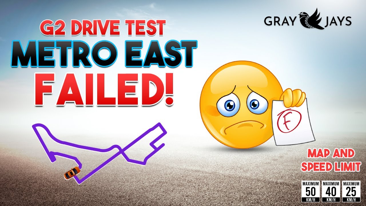 G2 Test In Metro East | Real Road Test With Audio | G2 Route | Lawrence ...