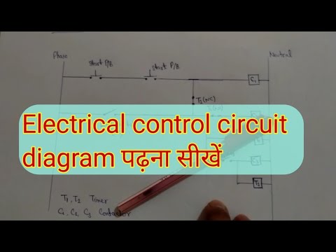 Electrical control circuit diagram #electrical - YouTube