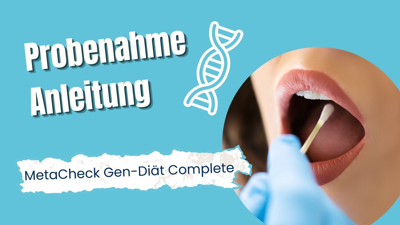 MetaCheck Gen-Diät Probenahme Anleitung - YouTube