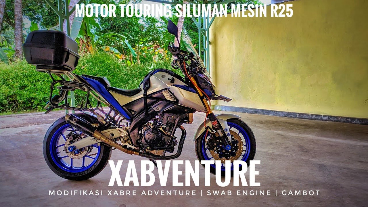 Modifikasi Xabre Adventure | Review Swap Engine R25 | Velg Ban Lebar ...