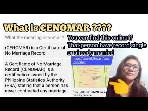 What is the CENOMAR ..?? This is Online guide for all Record, Single ...