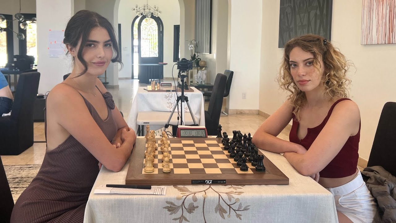 ALEX vs JULES and ANDREA vs US CHAMP JENNIFER YU | Chess Camp presented ...