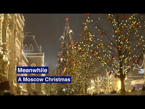 Moscow Lights Up for the Holidays | The Moscow Times - YouTube