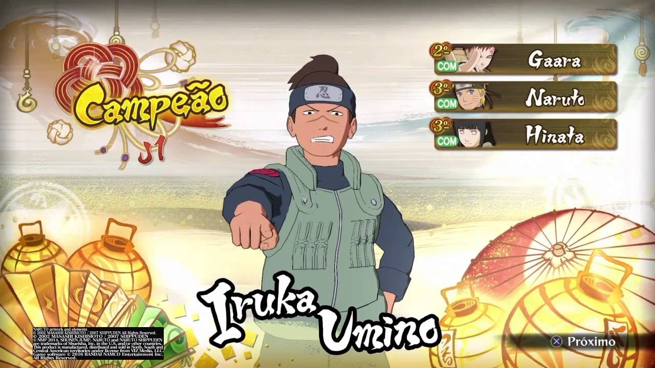 Naruto Shippuden: Ultimate Ninja Storm 4 Iruka gameplay - YouTube