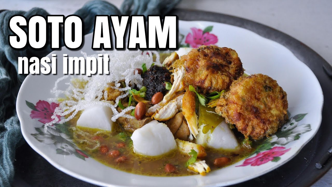 SET LENGKAP SOTO AYAM NASI IMPIT JOHOR / CHICKEN SOTO RICE CUBE - YouTube