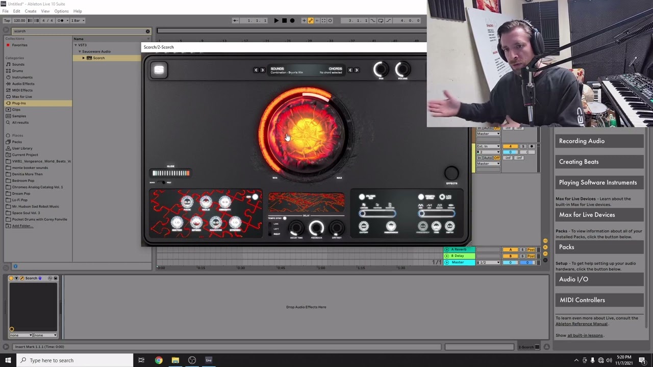 Scorch Plugin Review- Playing through sounds in Sauceware audios new ...