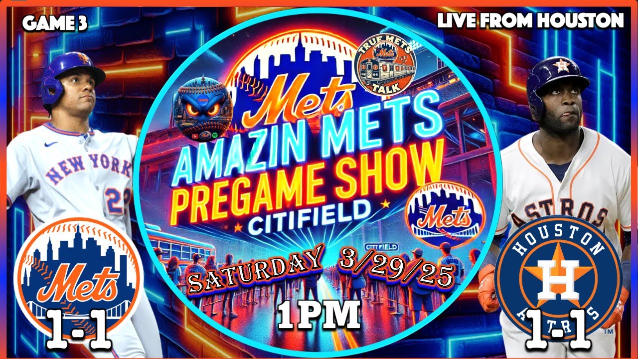 Mets PreGame Show | Game 3 | New York Mets vs Houston Astros | Mets ...