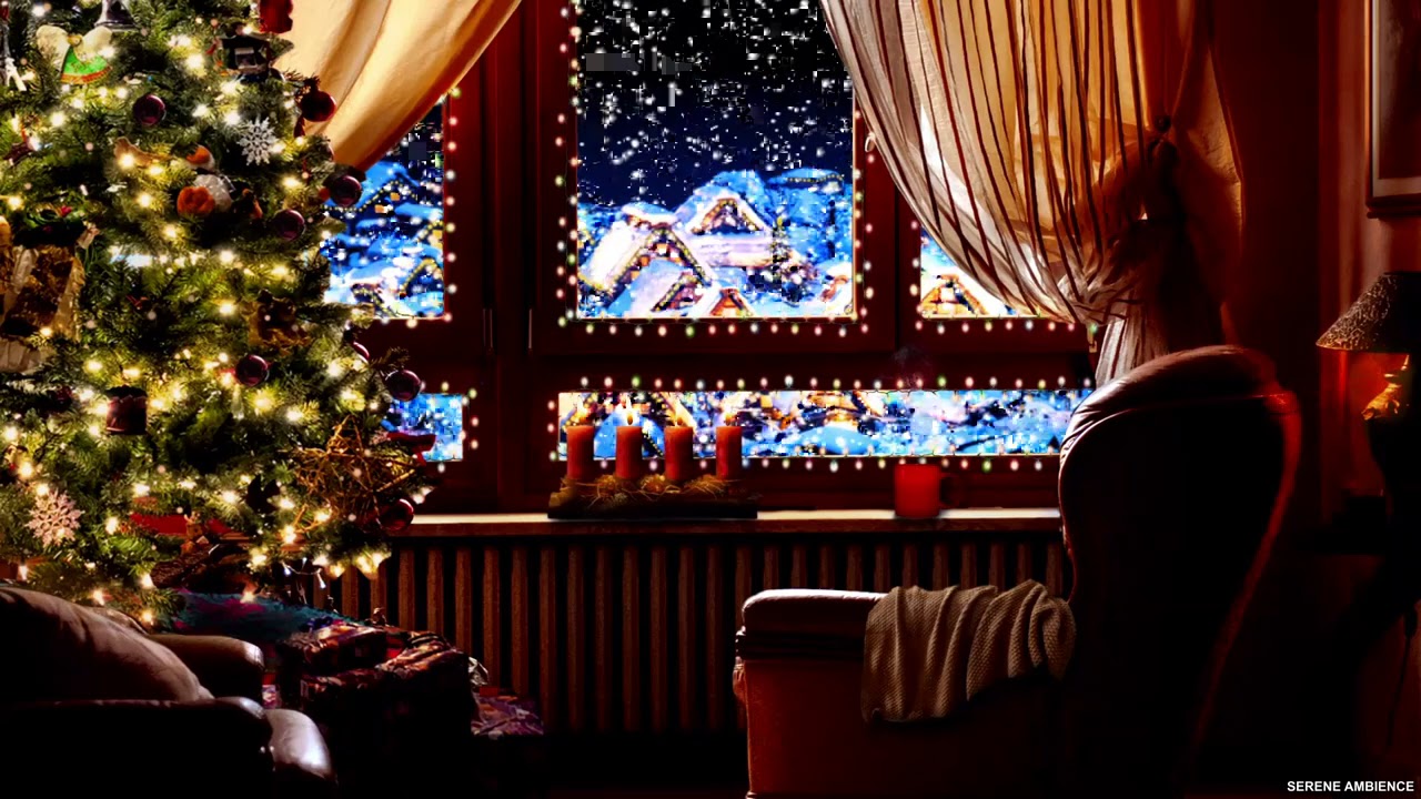 Christmas Ambience - Relaxing Blizzard & Snowstorm Sounds, Heavy Wind ...