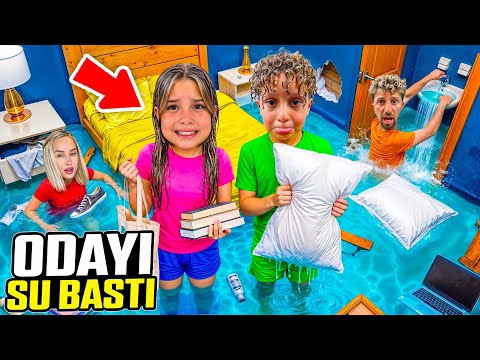 KUZEY ELİF MUSLUĞU AÇIK BIRAKTI ‼️ ODAYI SONRA  EVİ SU BASTI !!