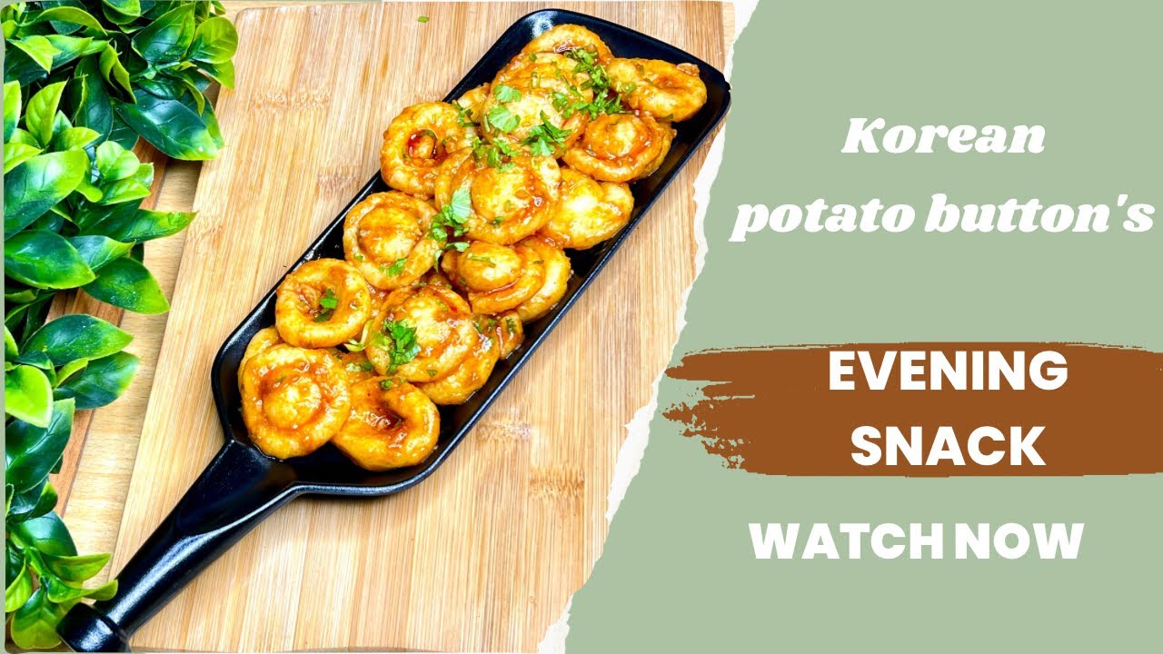||HOW TO MAKE KORIAN POTATO BUTTONS || KIDS LUNCHBOX IDEAS || EVENING ...