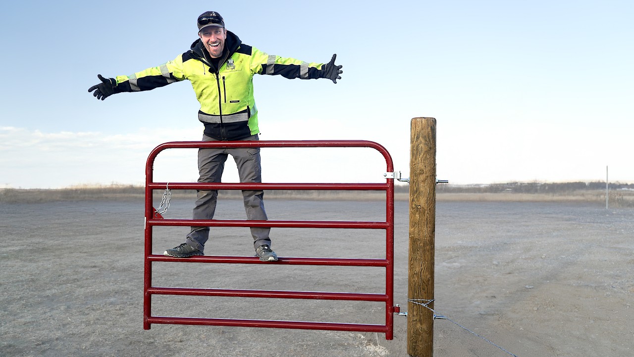 A Smarter Way to Install Farm Gates - YouTube