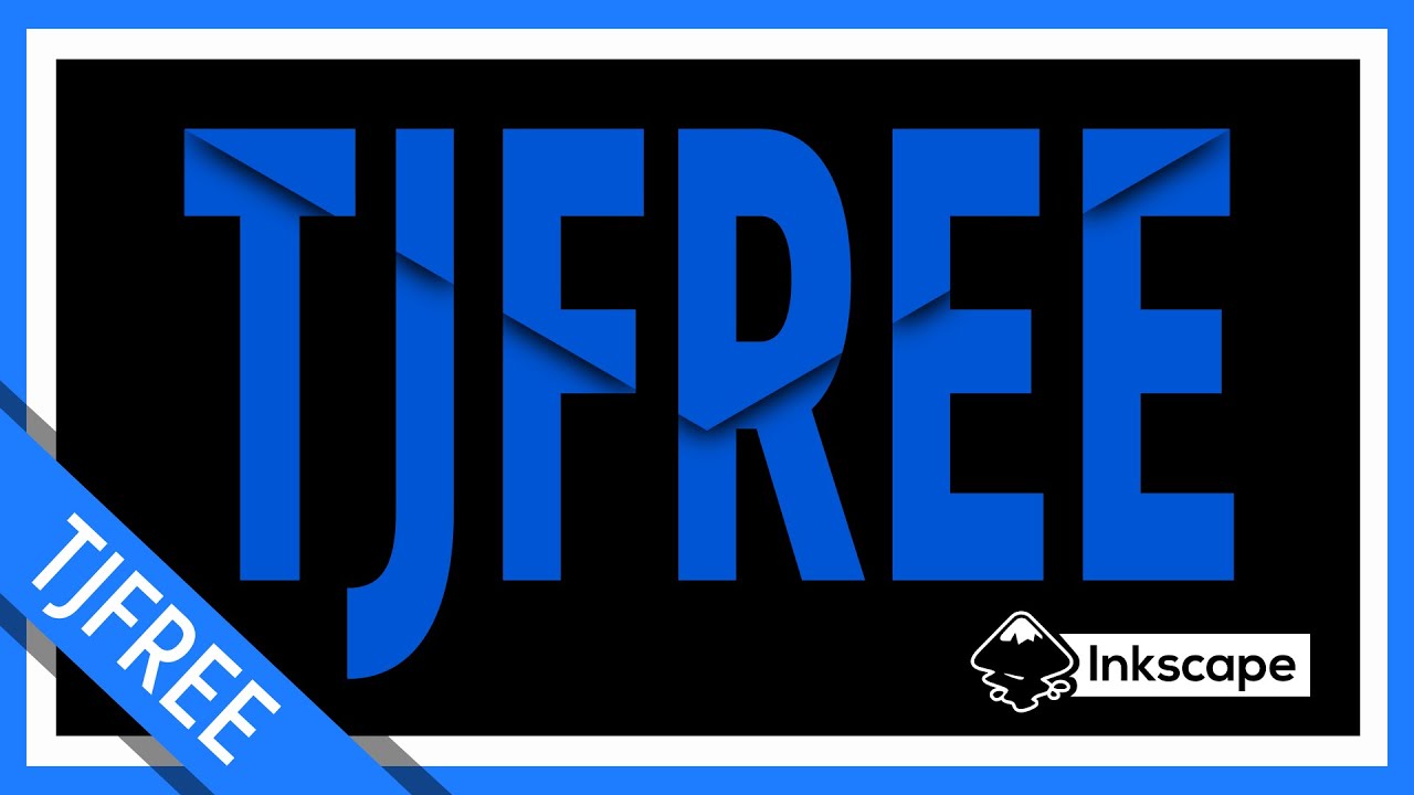 Inkscape | Text Split Shadow Effect - YouTube