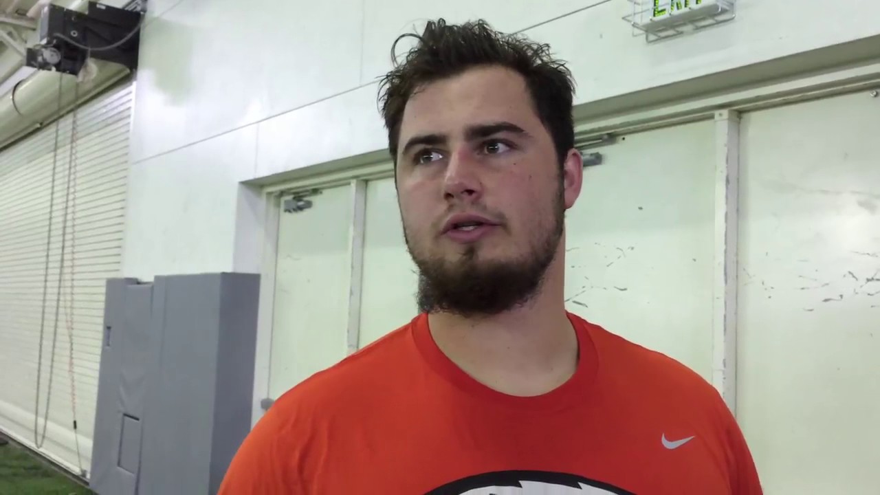 OL Sean Harlow on Oregon State Beavers NFL Pro Day 2017 - YouTube