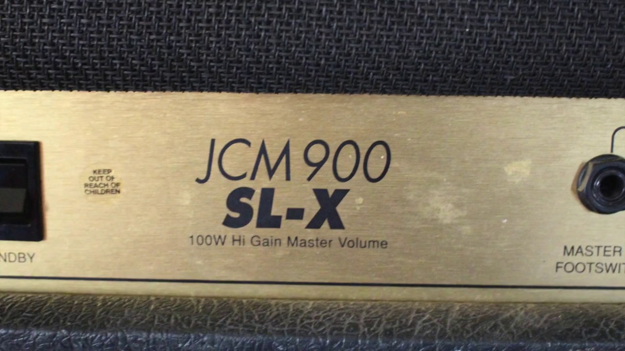 JCM 900 SL-X demo #4 - YouTube