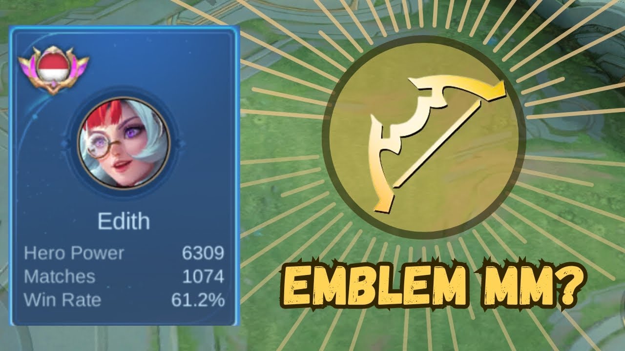 BUILD EDITH WITH EMBLEM MARKSMAN! I WILL NEVER USE THIS EMBLEM AGAIN! 🤣 ...