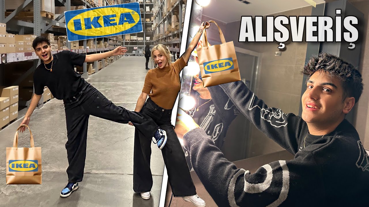 İKEA ALIŞVERİŞİ VE ALDIKLARIMIZI YERLEŞTİRME VLOG | MELİH YILDIRIM ...
