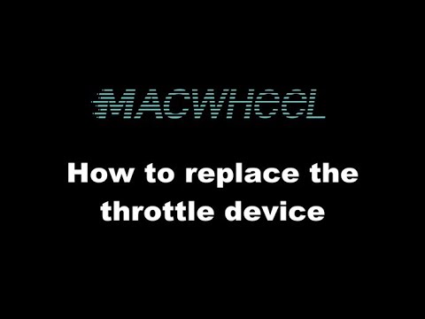 #Macwheel e9 pro - How to replace the throttle device - YouTube