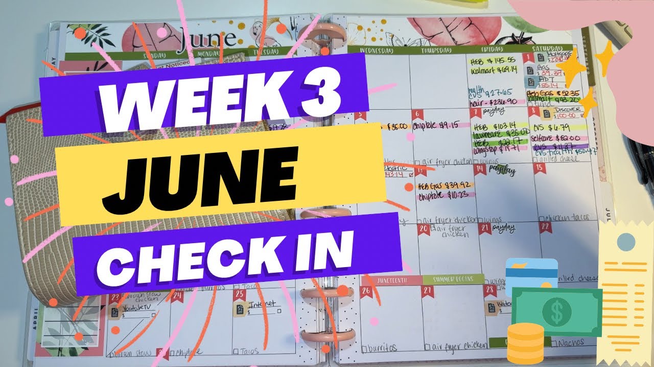 BUDEGT WITH ME: JUNE WEEK 3 CASHLESS SPENDING FOR A FAMILY OF 3 - YouTube