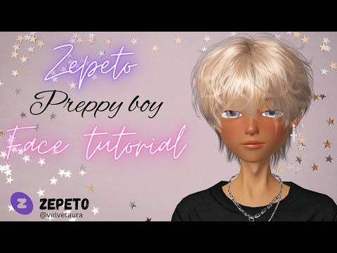 Zepeto preppy avatar face tutorial | Preppy boy face surgery | zepeto ...