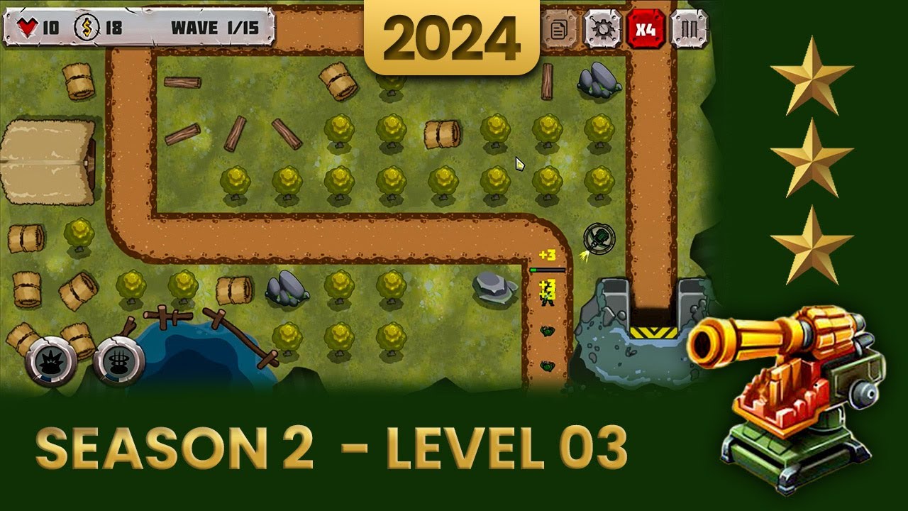 Battle Strategy: Tower Defense - Season 2 Level 03 (2024 Update ...